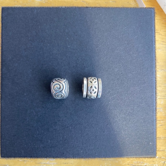 Pandora | Jewelry | Pandora Silver Beads 2 | Poshmark